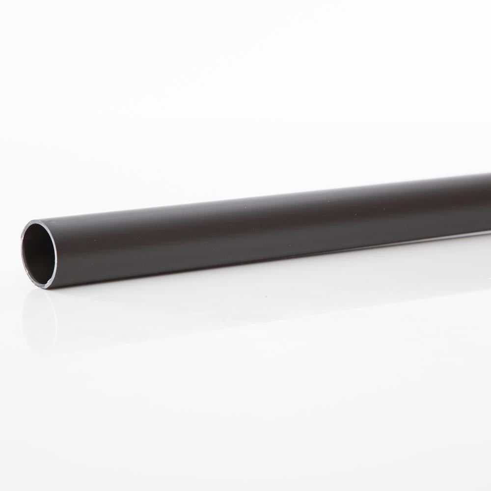32mm x 3MTR Push-fit Waste Pipe Black REF WP01