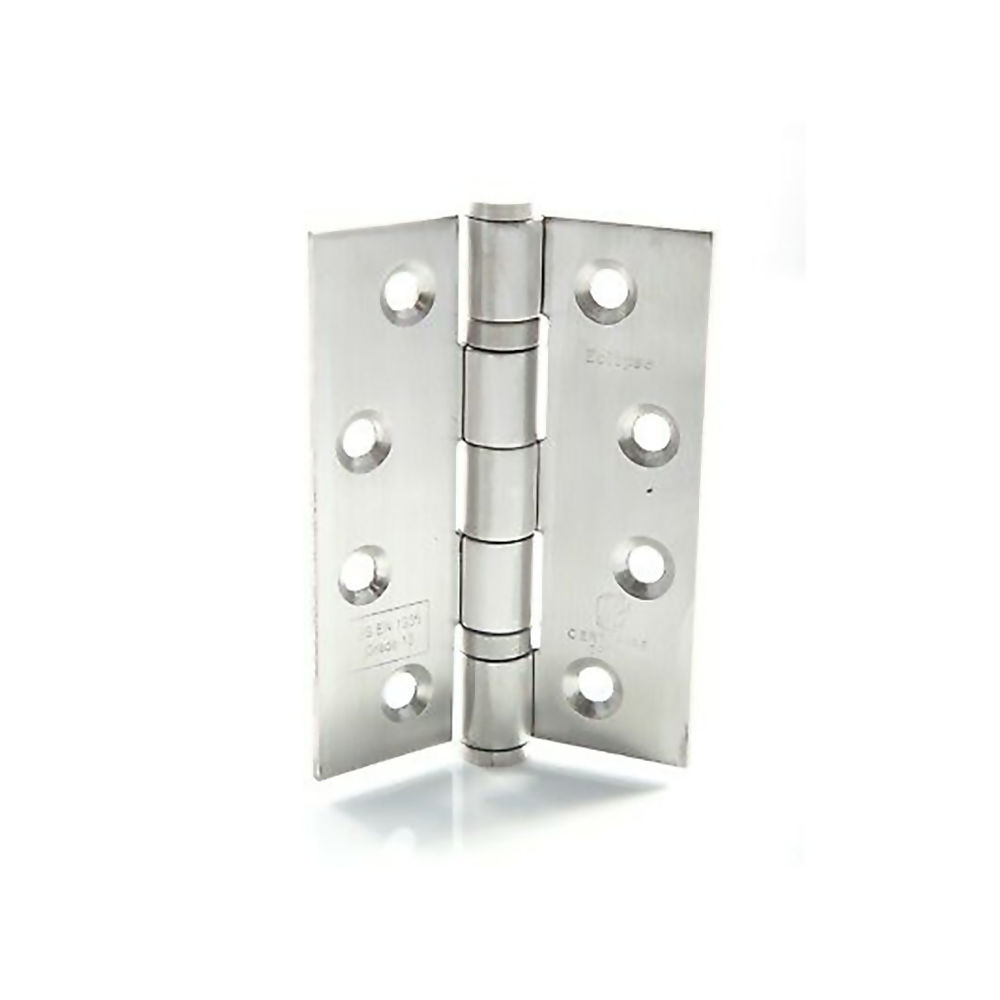 Prepacked 3no CE13 Fire Door Hinge 100 X 75mm 4 x 3" Polished Stainless ...
