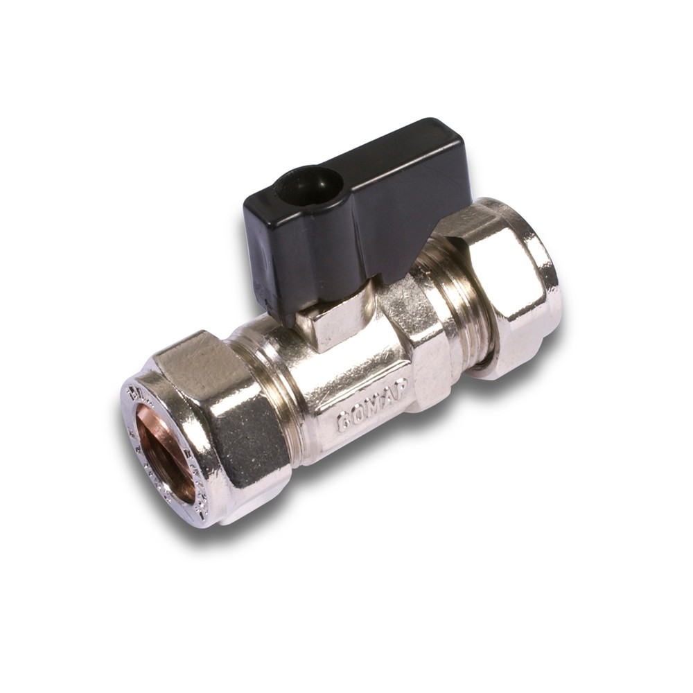 Isolating Valve With Handle Chrome Plated 15mm 24011