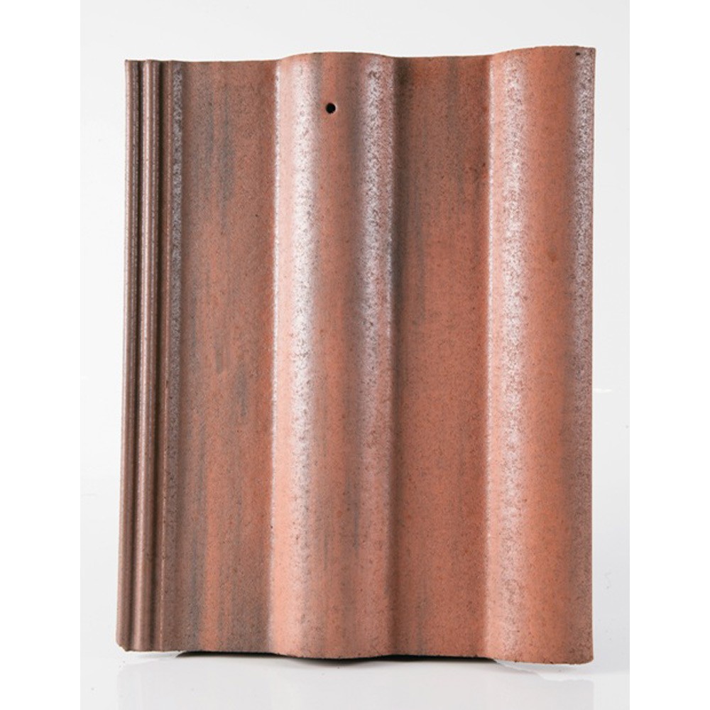 Lagan Double Roman Top Concrete Tile Antique Red