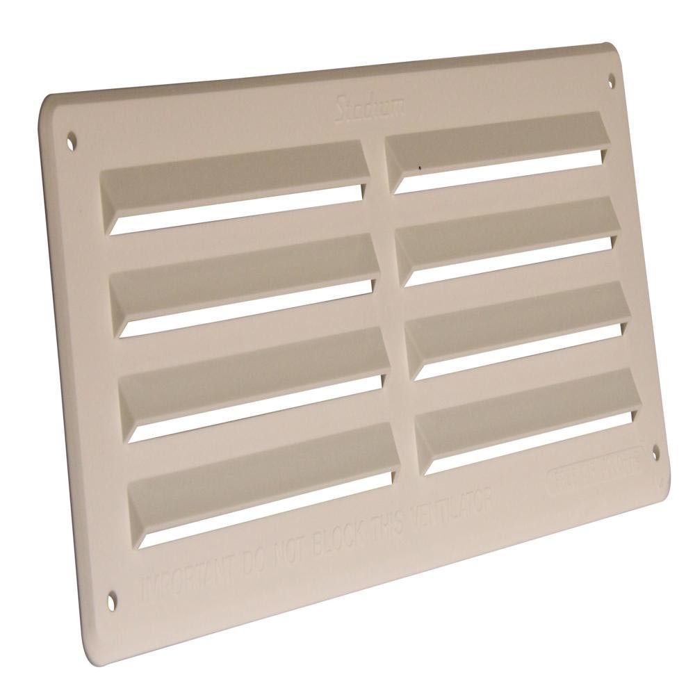 Louvre Vent Pvc 241 x 89mm White Bm463