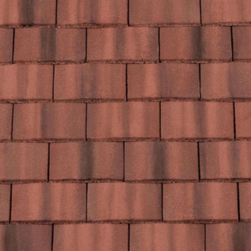 Redland 10" x 6" Plain Tile Farmhouse Red (Mix Del)