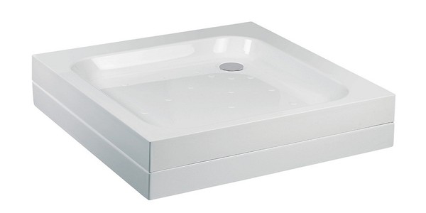 Square Shower Tray Riser Kit 3 White